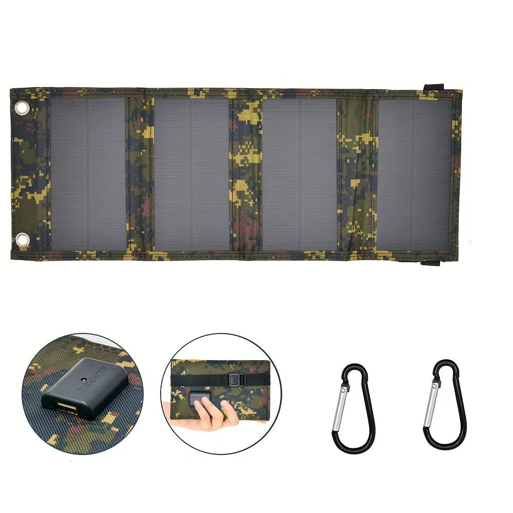 Portable Foldable Camouflage Solar Panel Charger – Ridge